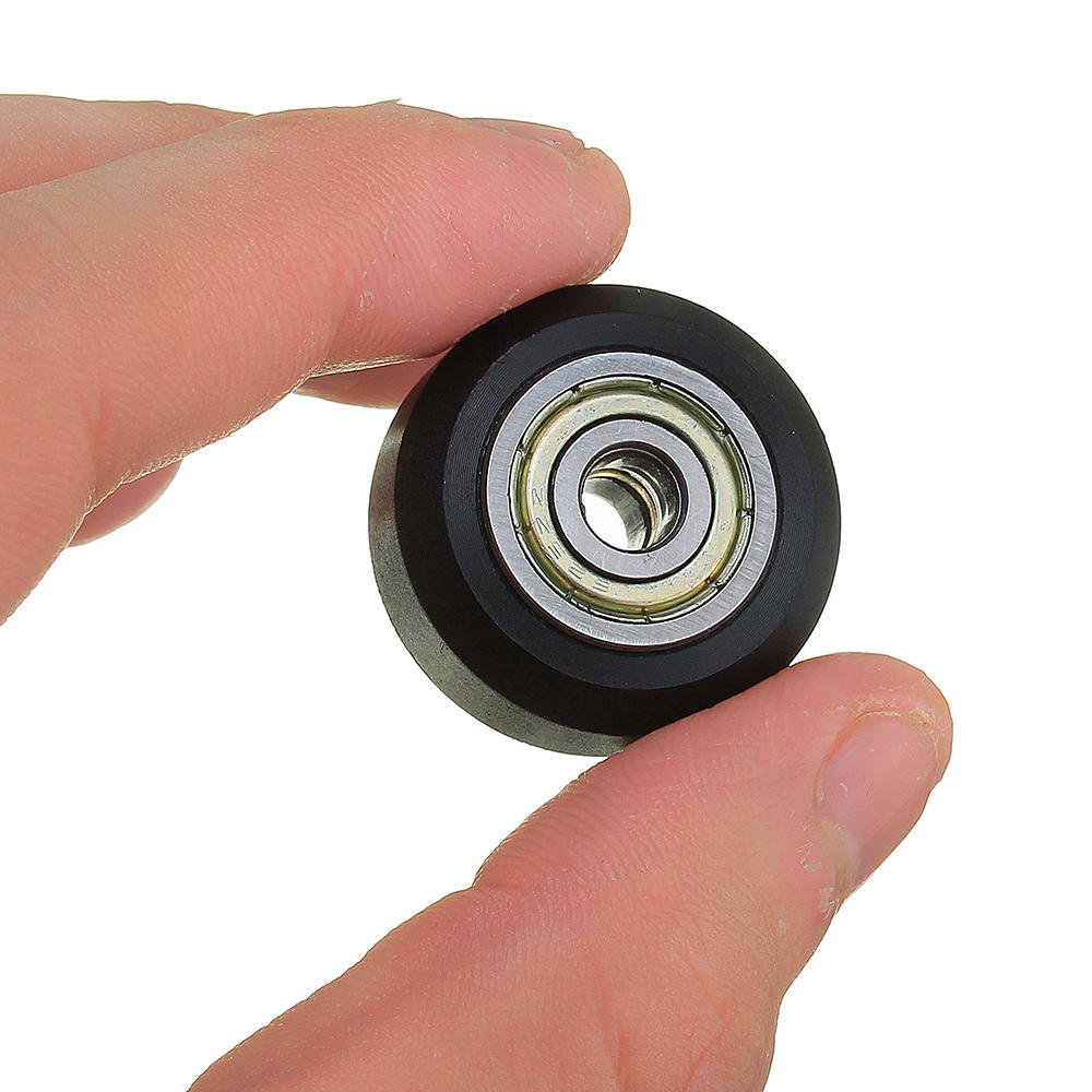 625zz 5-Piece Plastic Flat Pulley Concave Idler Gear with Bearing for ...