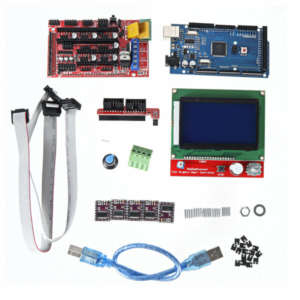 Ramps 1.6 Motherboard +5pcs DRV8825 Stepper Motor Driver+Mega 2560 R3 ...