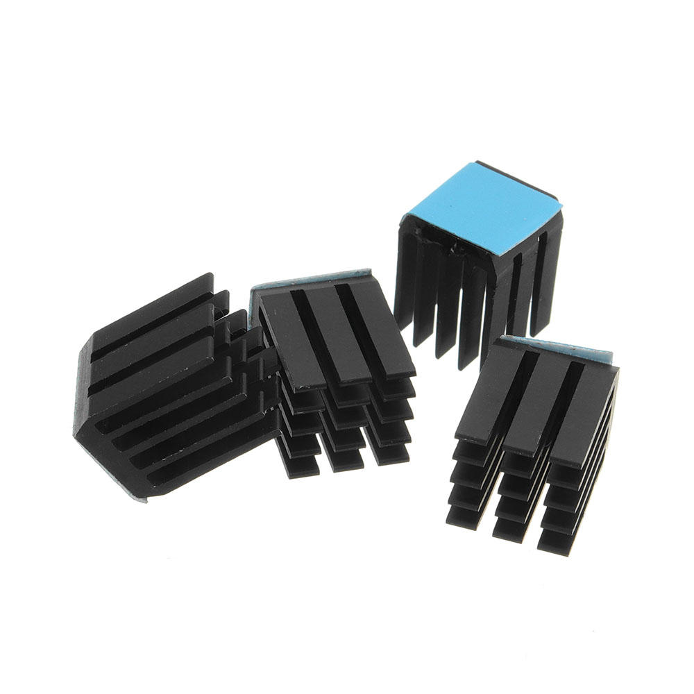 12-Piece Black TMC2100 Stepper Motor Driver Heatsinks Set for 3D ...