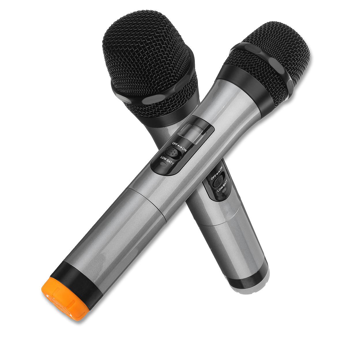 UHF LCD Wireless Dual Channel Handheld Microphone System - Digital Zakka