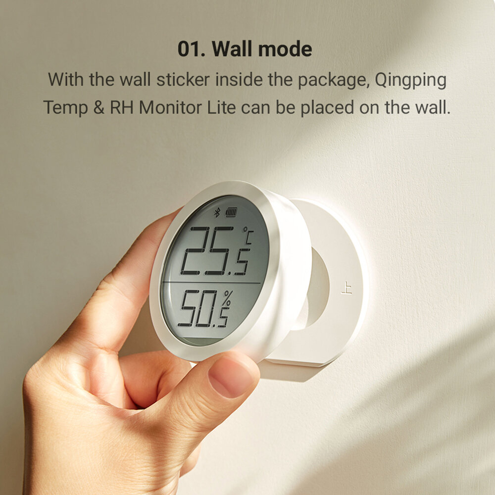 Xiaomi Mijia: Smart Home Temperature and Humidity Sensor, Bluetooth 5.0 ...