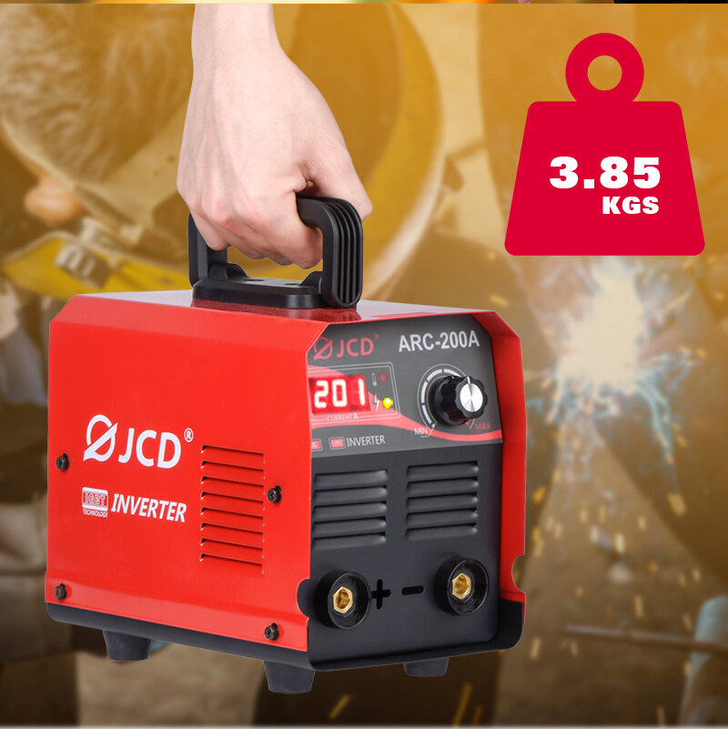 ARC-200A 220V DC Inverter ARC Welder, IGBT MMA Machine with Adjustable Settings - Digital Zakka