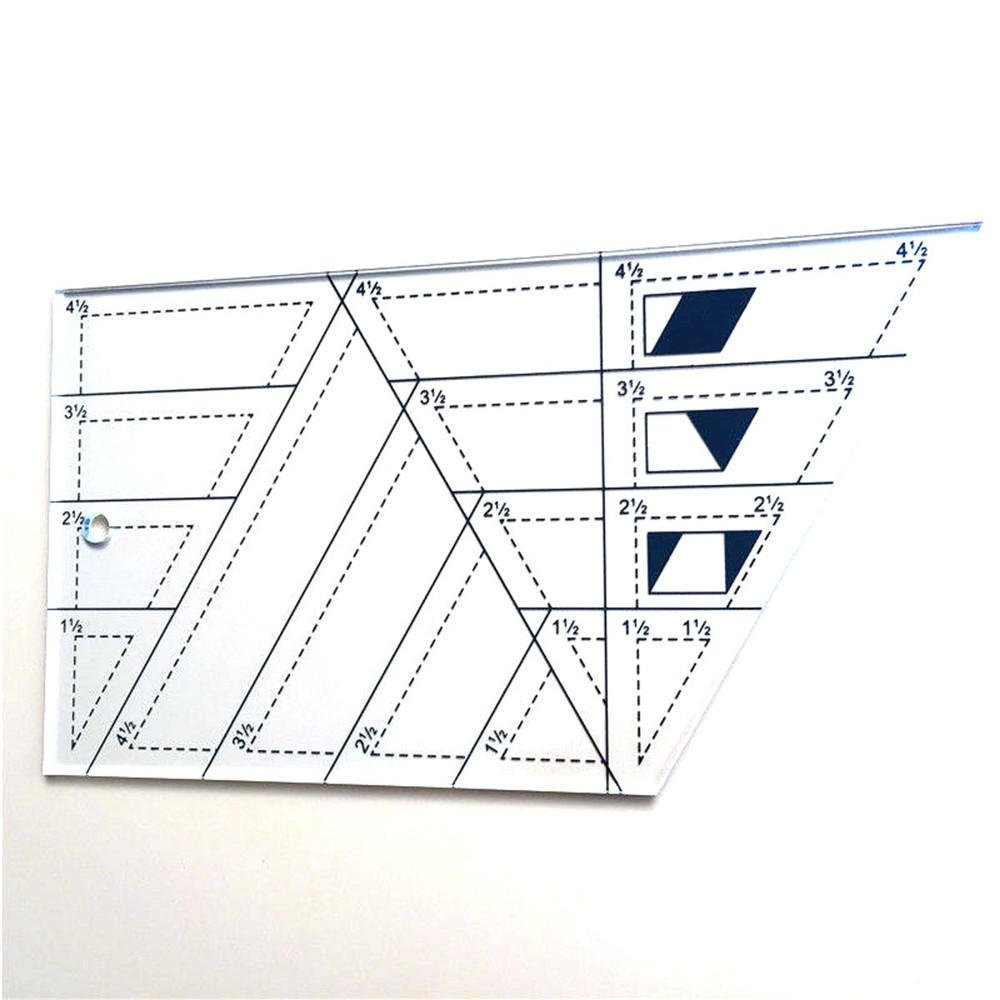 Trapezoid Ruler - Ideal for Quilting, Sewing, and Craft Projects ...