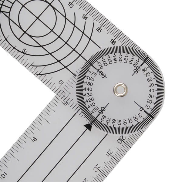 5-Piece Set of 360-Degree Goniometer Spinal Rulers - Digital Zakka