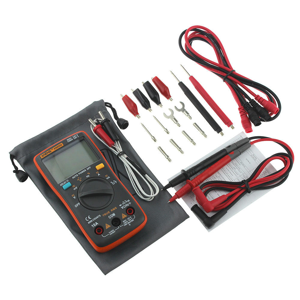 ANENG AN8002 Digital Multimeter - AC/DC Voltage, Frequency, Resistance ...