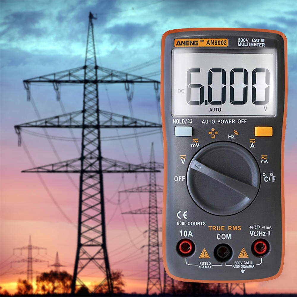 ANENG AN8002 Digital Multimeter - AC/DC Voltage, Frequency, Resistance ...