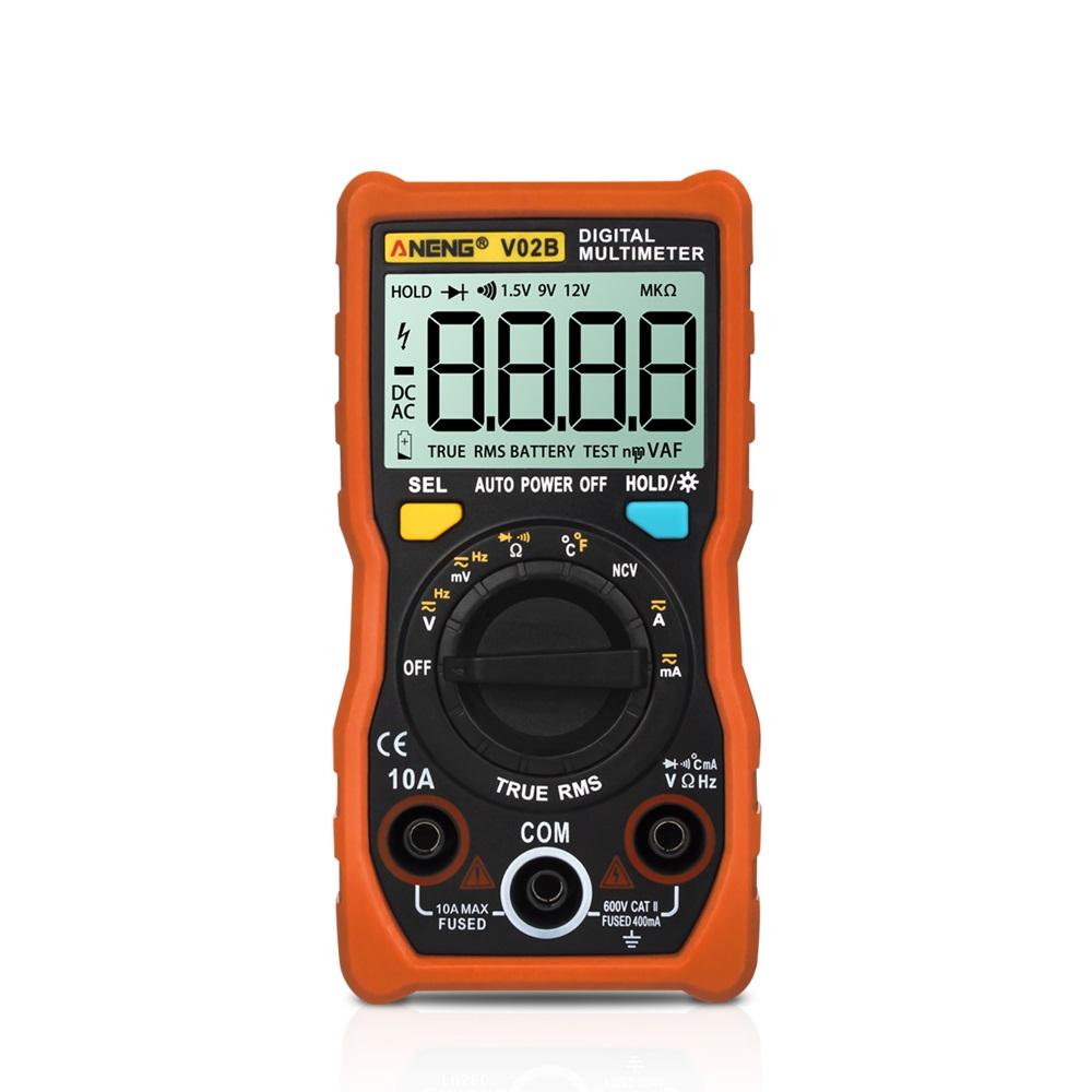 ANENG V02B Digital Multimeter - Auto-ranging, Temperature Measure ...