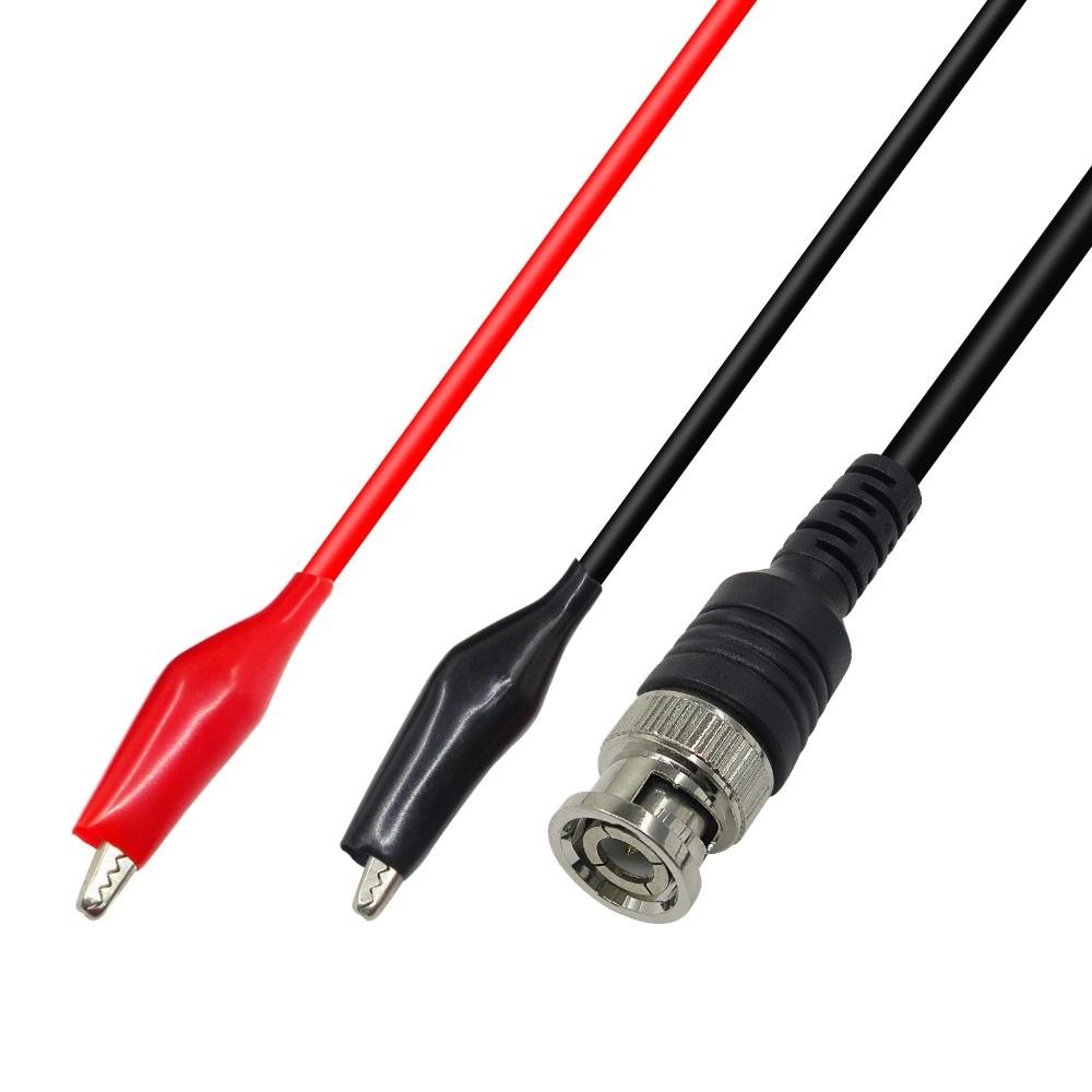 Cleqee P1260 Test Lead Kit with Coaxial Cable, BNC to BNC, Alligator ...