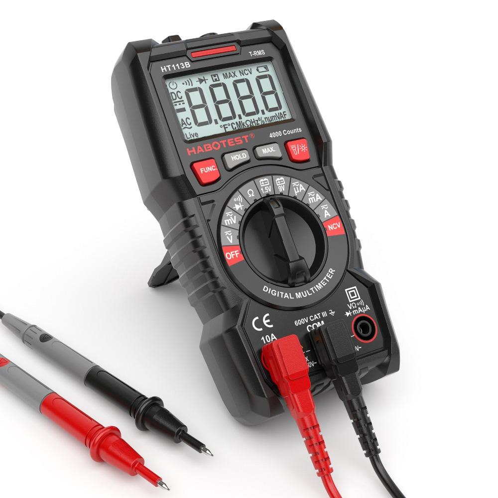 High Precision Professional Digital Multimeter - Handheld Mini Ammeter ...
