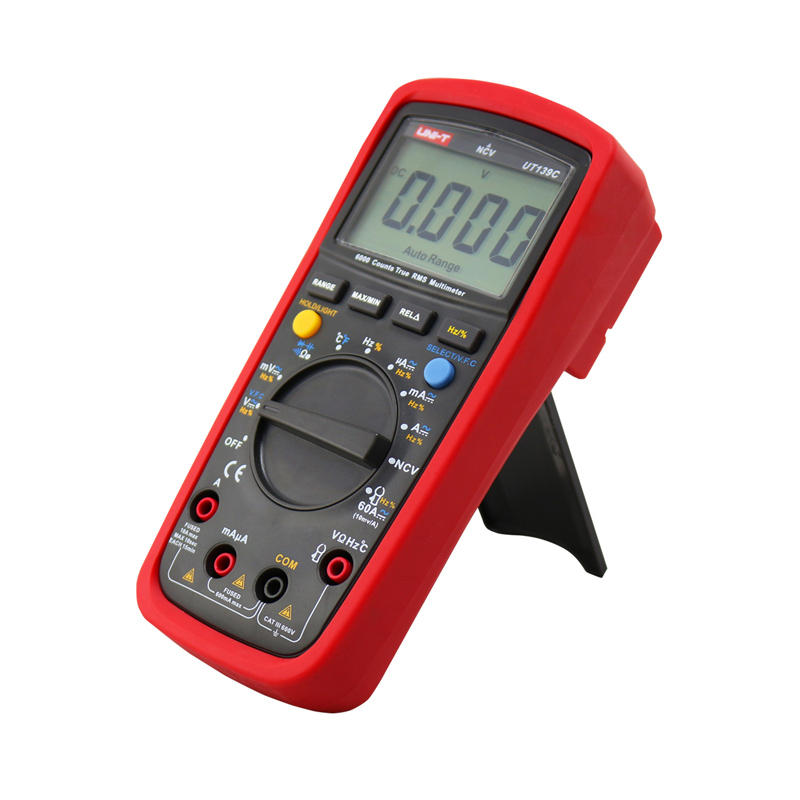 UNI-T UT139C Handheld Digital Multimeter: LCD Display, True RMS Tester ...