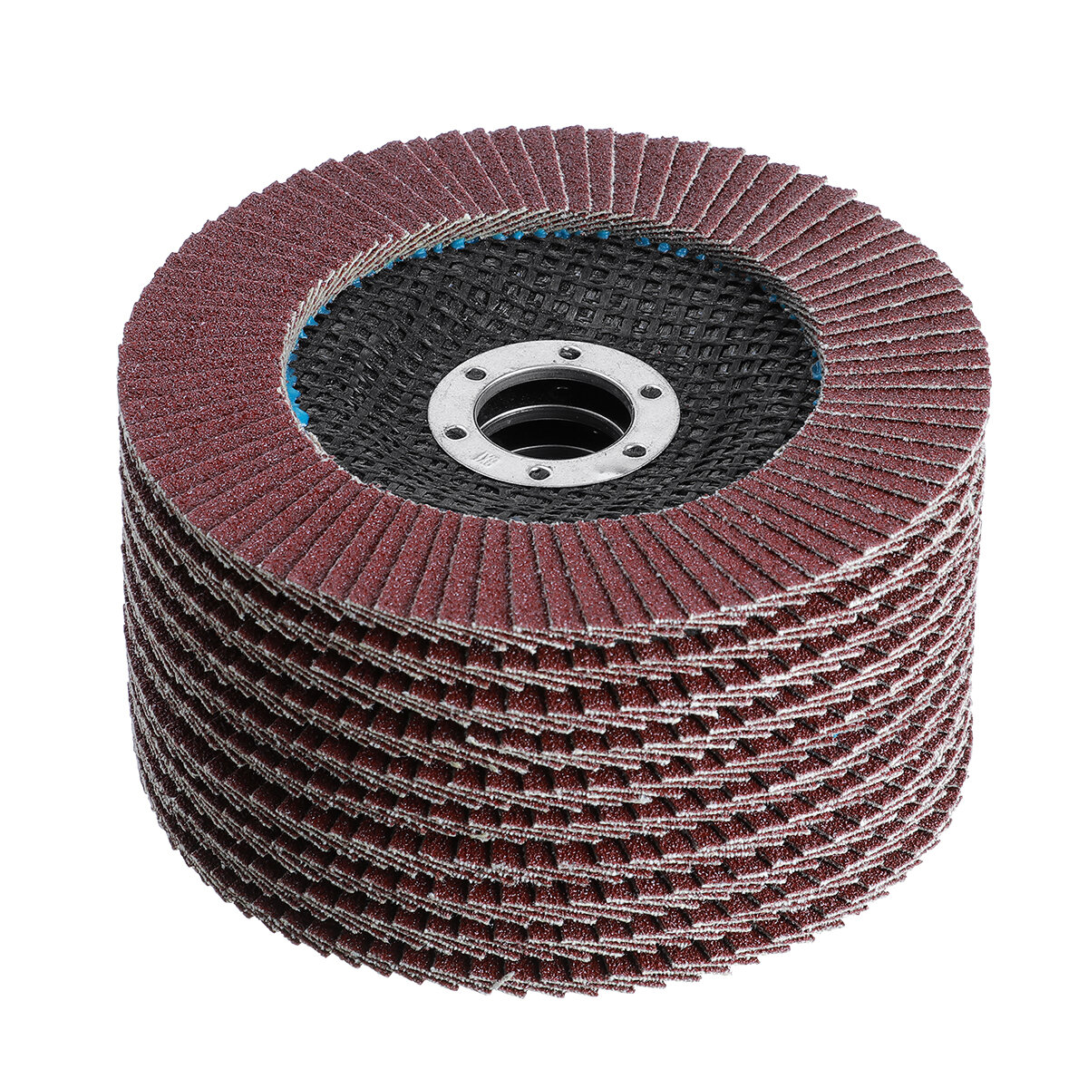10pcs 5 Inch 125mm Angle Grinder Flap Discs with 40 60 80 120 Grit ...