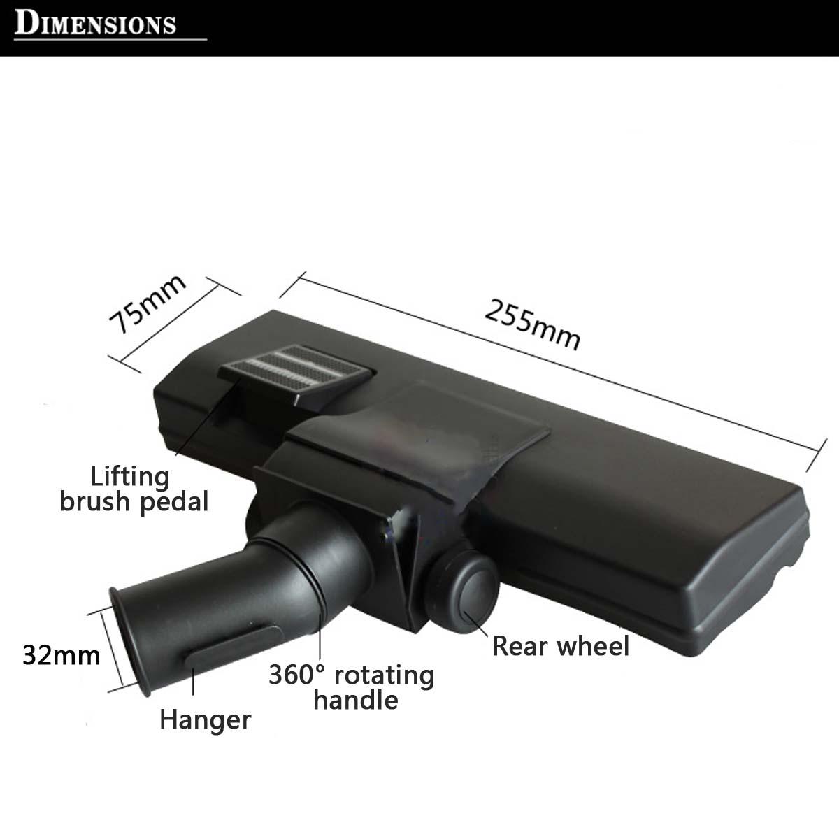 32mm Euro Vacuum Cleaner Brush Head for Hard Floors - Digital Zakka