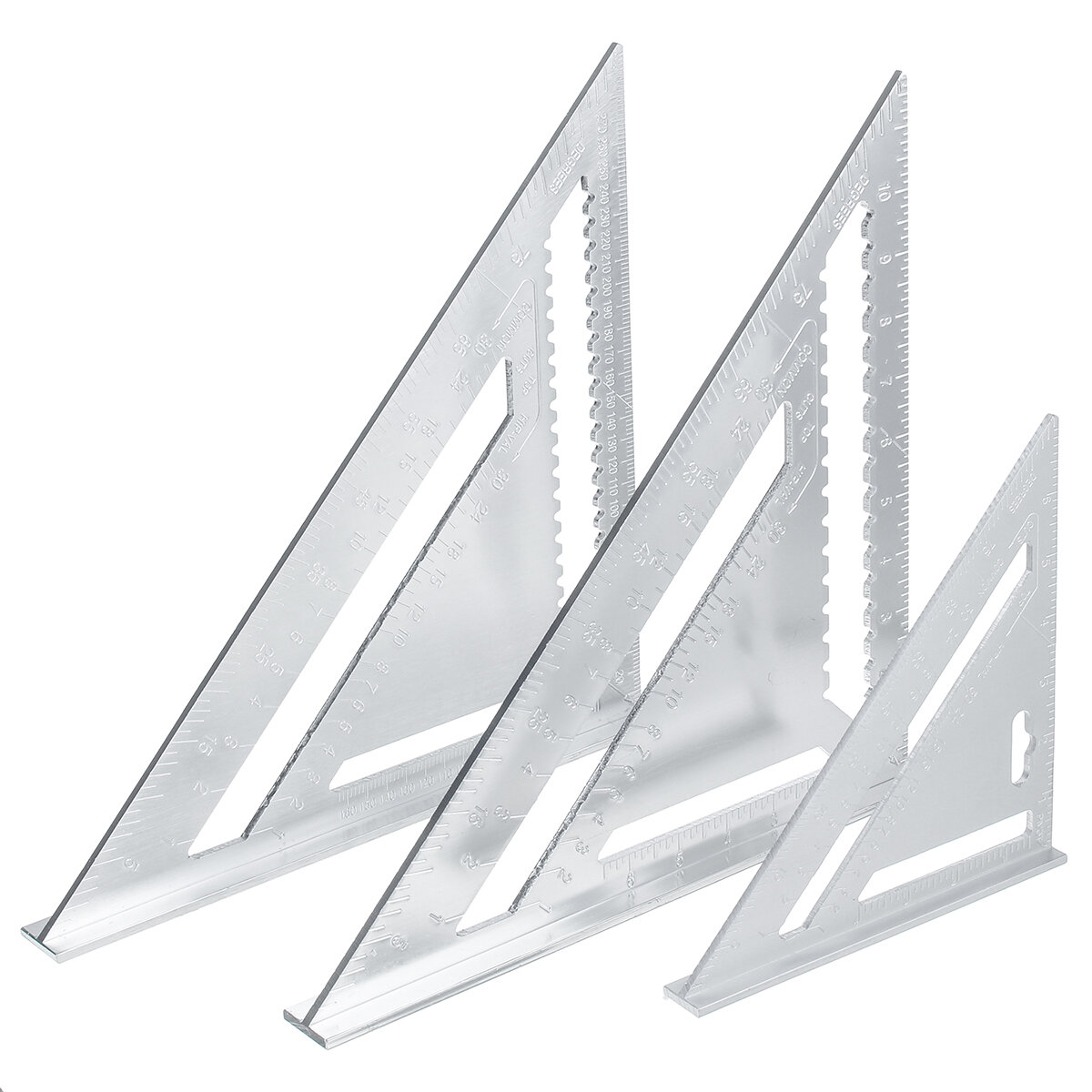 Aluminum Alloy Triangle Ruler - Perfect for Roofing and Carpentry ...