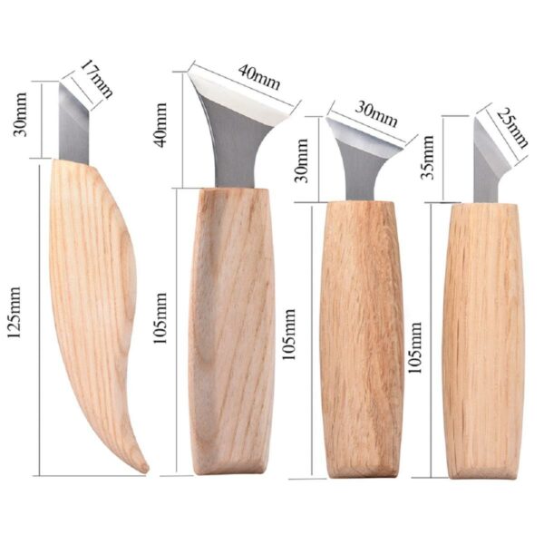 7Pcs Curved Woodwork Sculptural Carving Tool Set for Wood Carving and ...