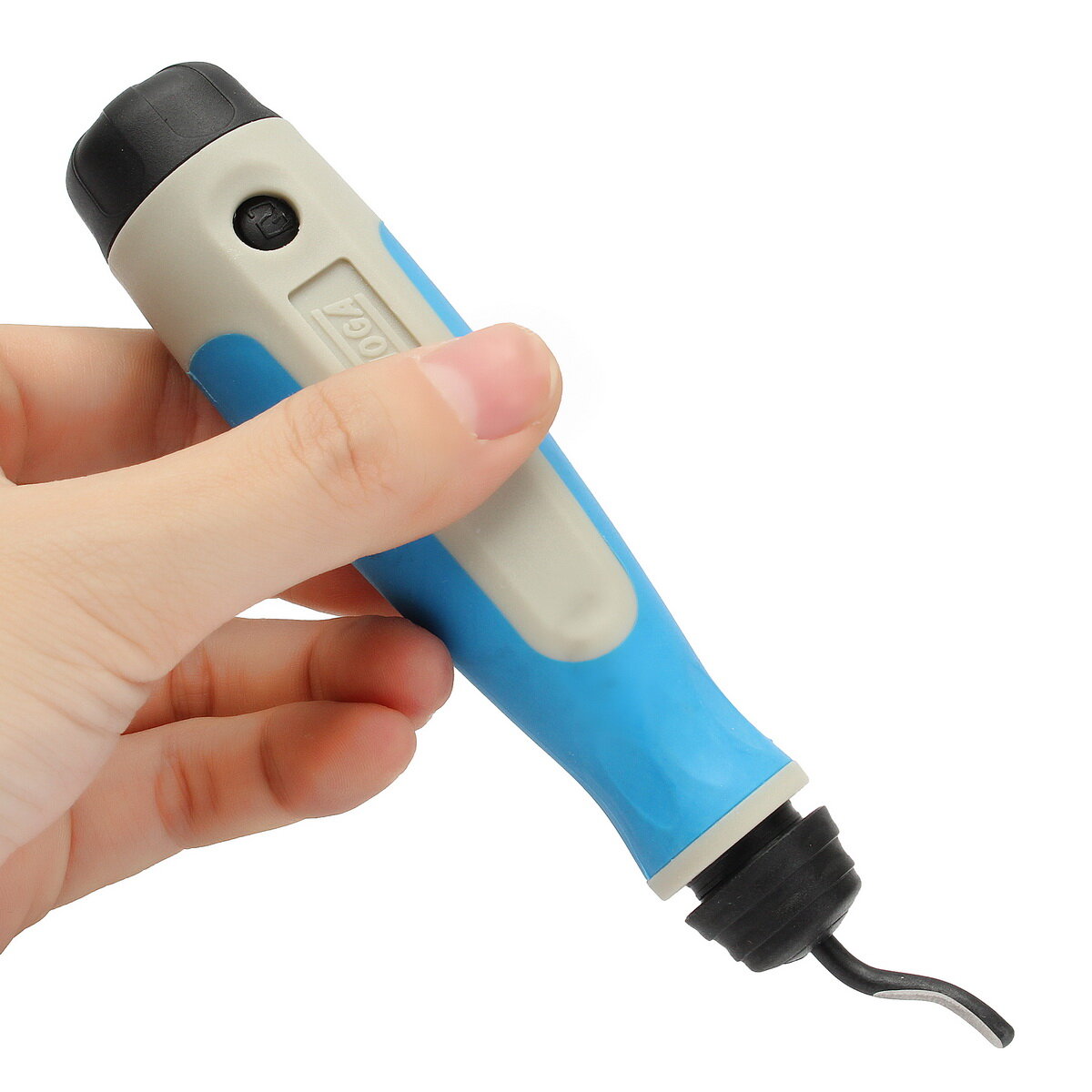 Hand Deburring Tool Set: Burr Handle with 11 Wood and Metal Blades ...